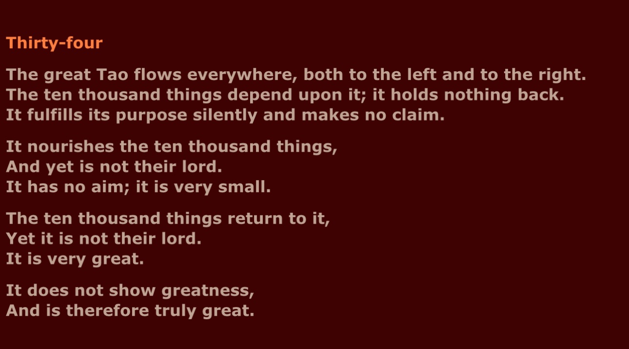 The Great Tao Flows Everywhere – steverowecom