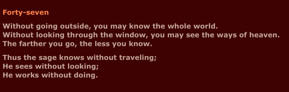 He Sees Without Looking – steverowecom